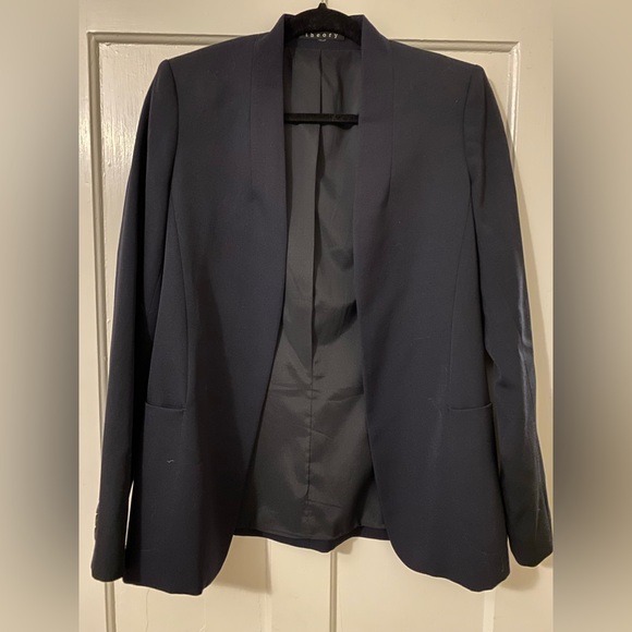 Theory | Jackets & Coats | Theory Navy Blue Blazer No Size | Poshmark